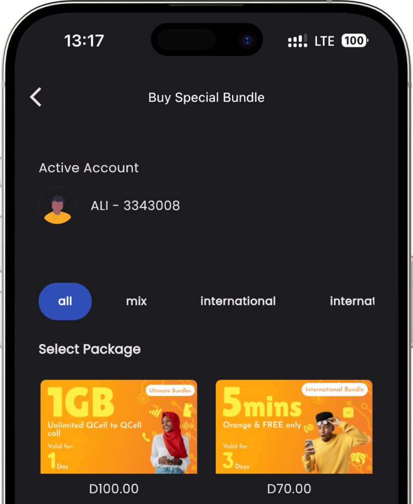 Qcell Mobile App – Qcell Ltd